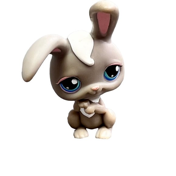 Hasbro | Toys | Lps Littlest Pet Shop Gray Bunny Rabbit Grey 204 4 ...